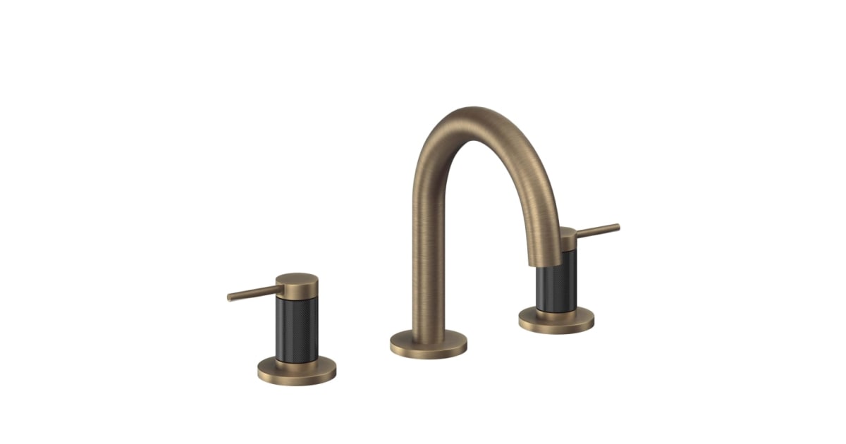California Faucets 5202MF-ABF D Street 1.2 GPM Widespread Bathroom ...