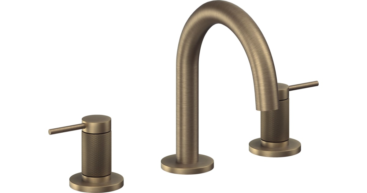 California Faucets 5202MKZB-ABF D Street 1.2 GPM Widespread Bathroom ...