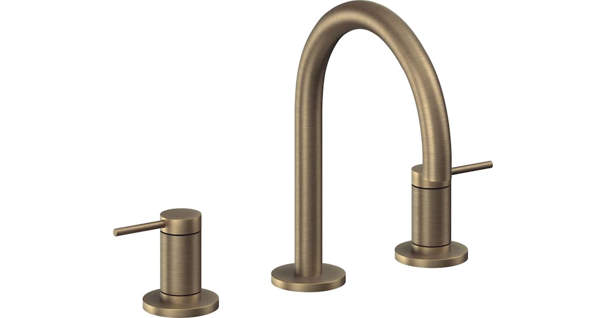 California Faucets 5202ZB-ABF D Street 1.2 GPM Widespread Bathroom ...