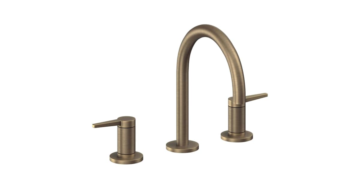 California Faucets 5302-ABF D Street 1.2 GPM Widespread Bathroom Faucet ...