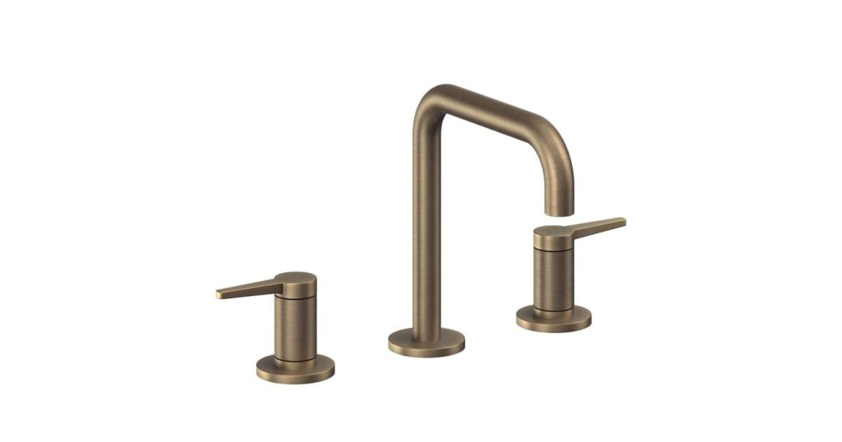 California Faucets 5302Q-ABF D Street 1.2 GPM Widespread Bathroom ...