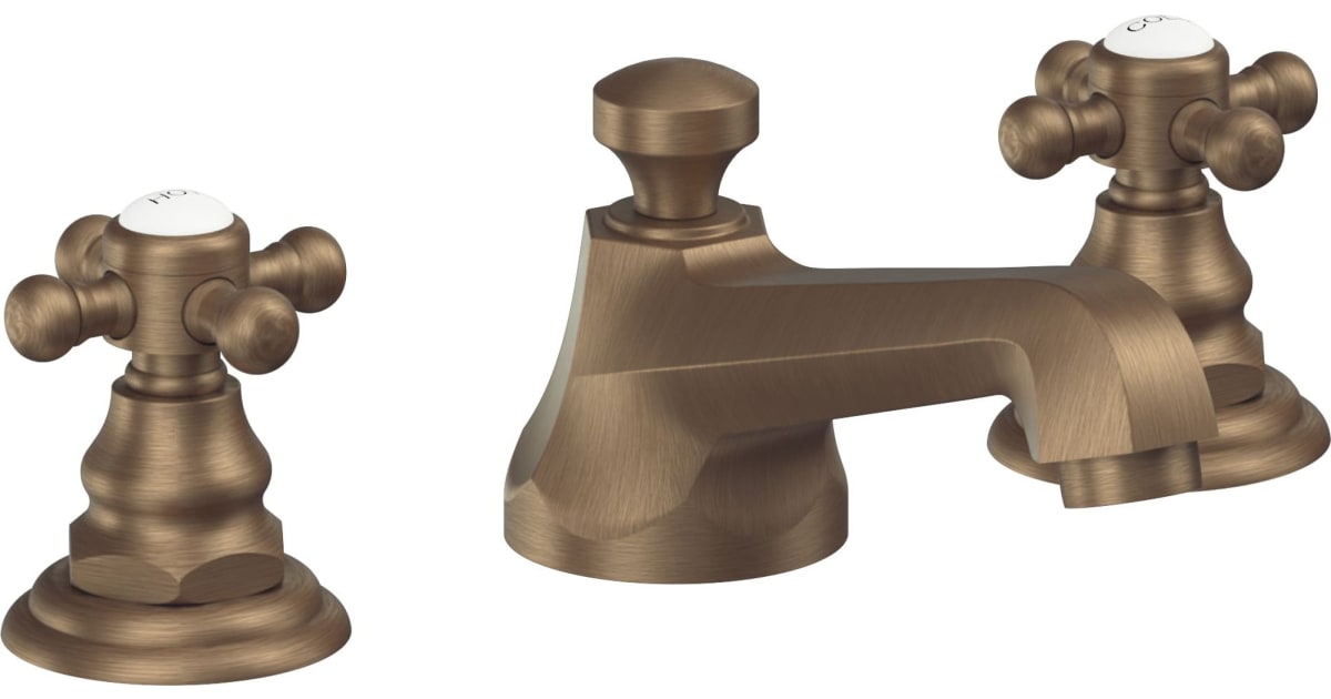 California Faucets 6002ZBF-ABF Del Mar 1.2 GPM Widespread Bathroom ...