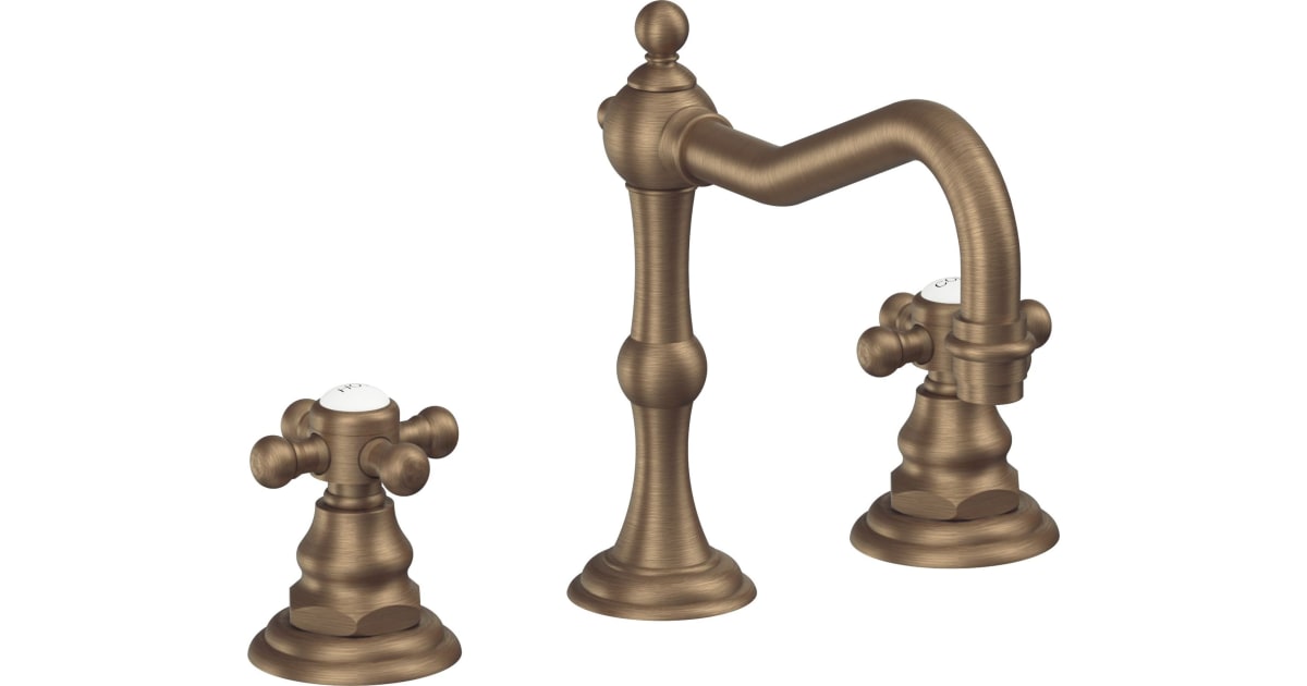 California Faucets 6102XZBF-ABF Salinas 1.2 GPM Widespread Bathroom ...