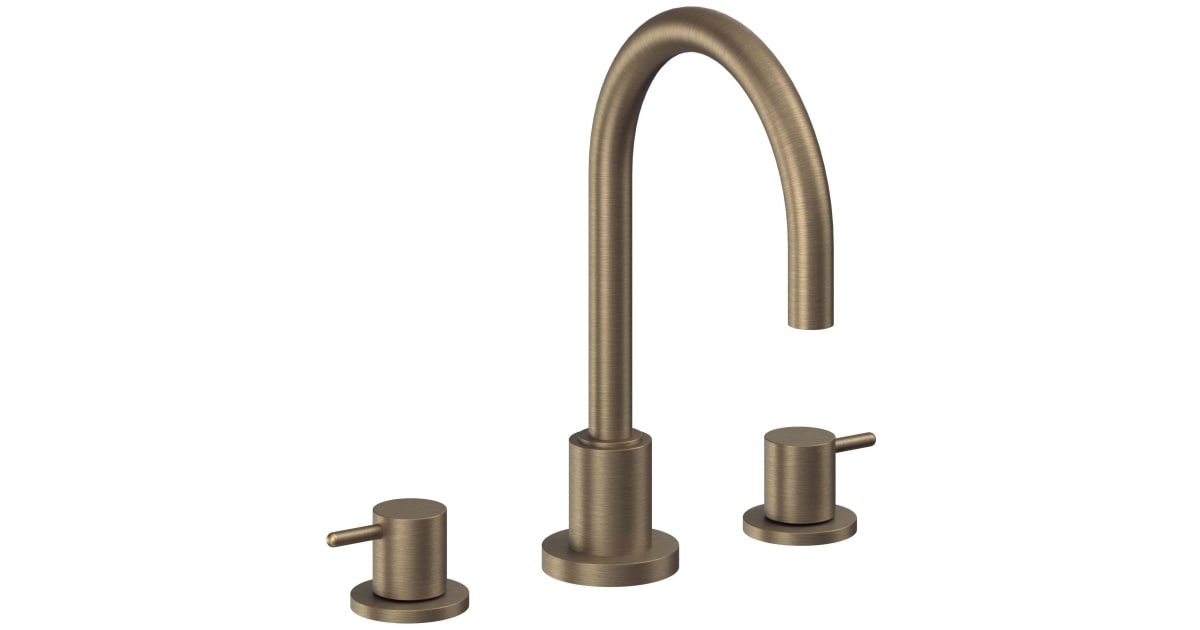 California Faucets 6202ZB-ABF Avalon 1.2 GPM Widespread Bathroom Faucet ...