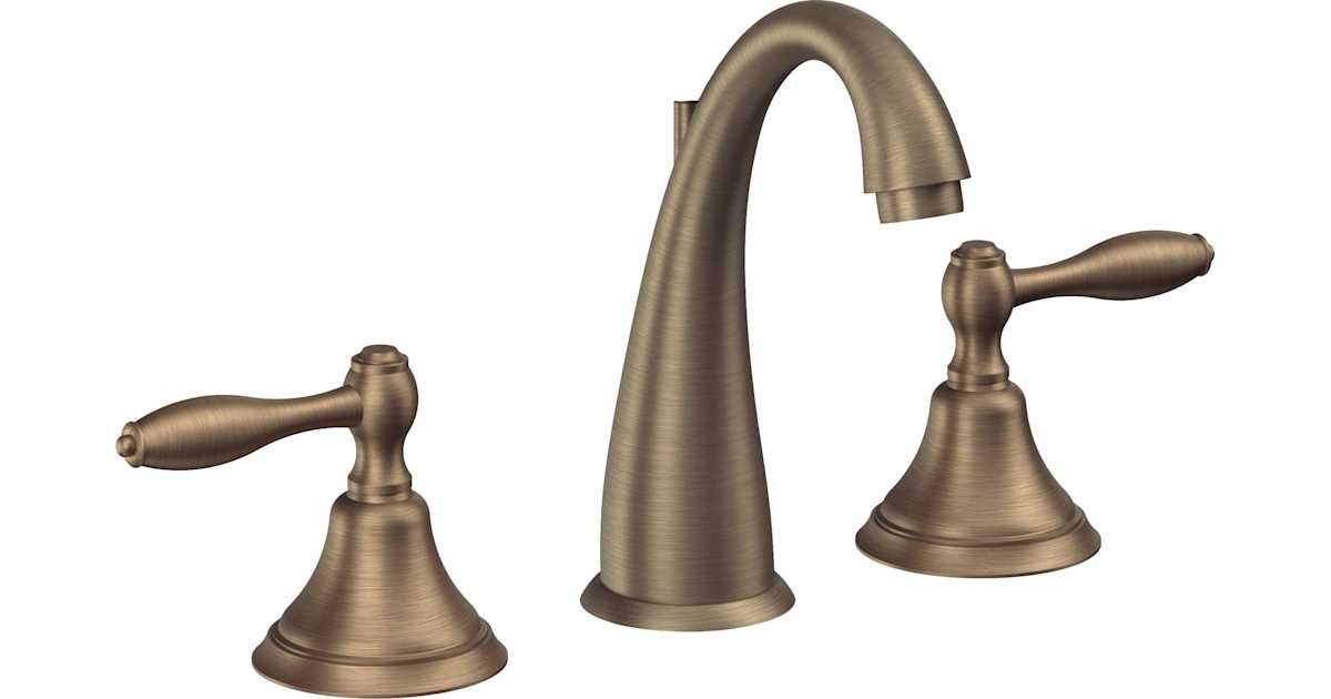 California Faucets 6402-ABF Mendocino 1.2 GPM Widespread Bathroom ...