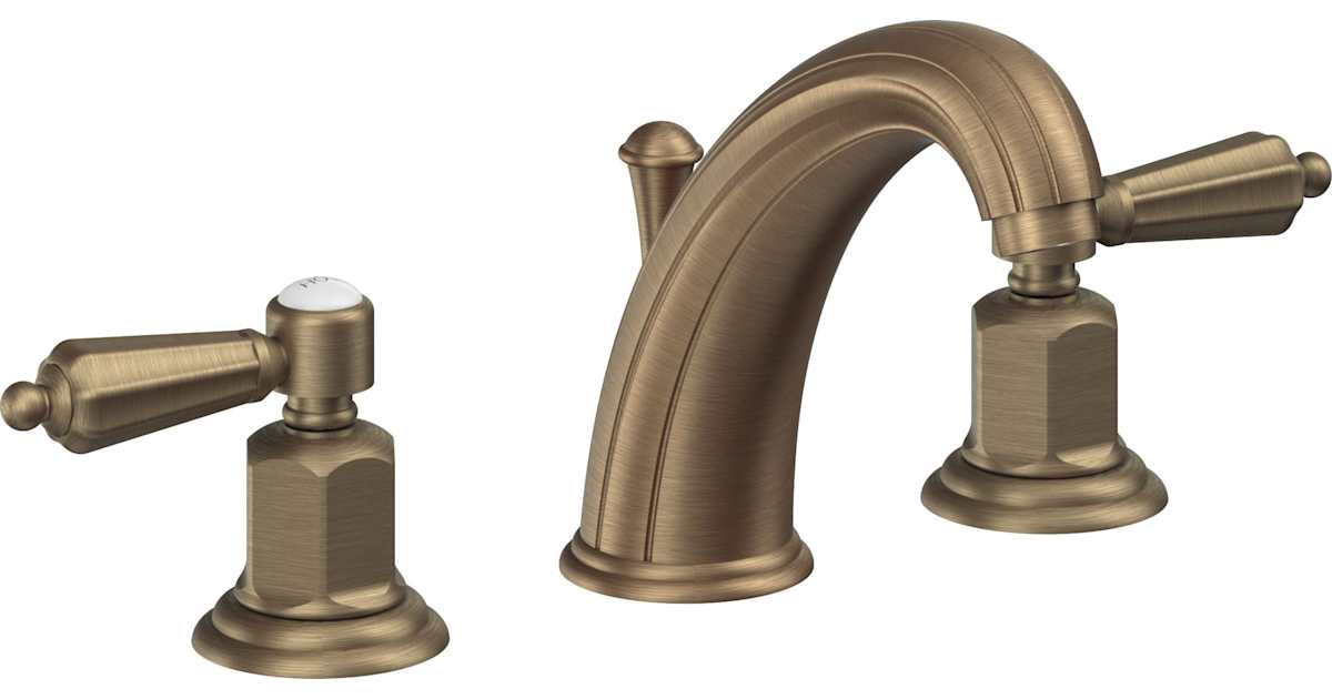 California Faucets 6802ZB-ABF San Clemente 1.2 GPM Widespread Bathroom ...