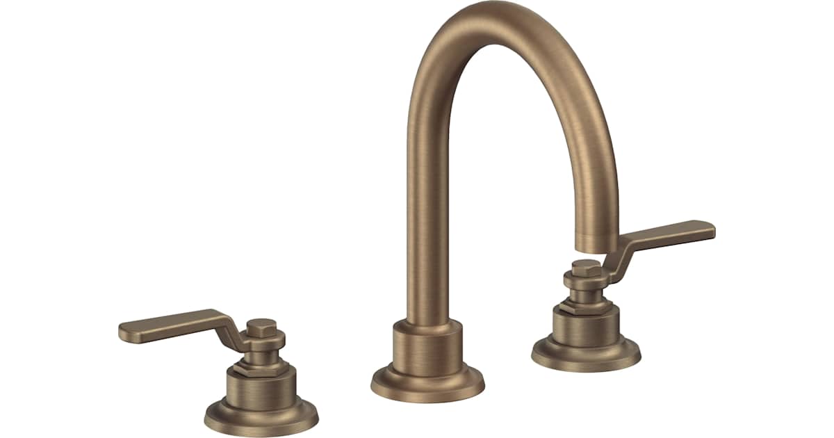 California Faucets 8102ZB-ABF Descanso Works 1.2 GPM Widespread ...