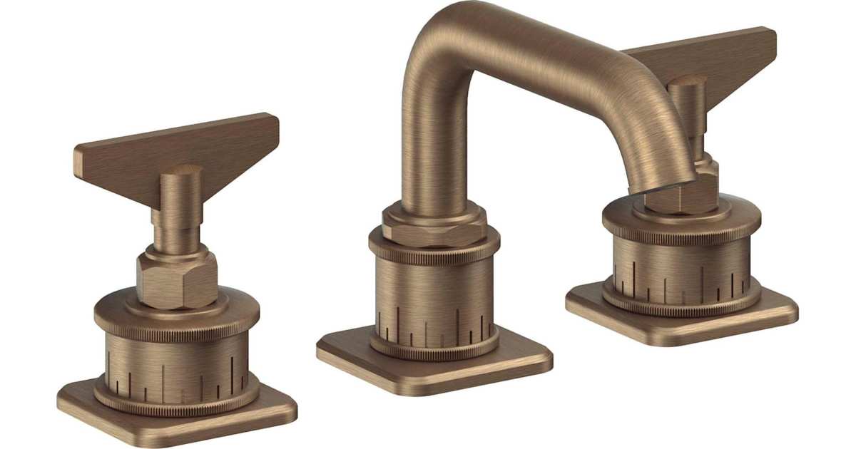 California Faucets 8502BZB-ABF Steampunk Bay 1.2 GPM Widespread ...