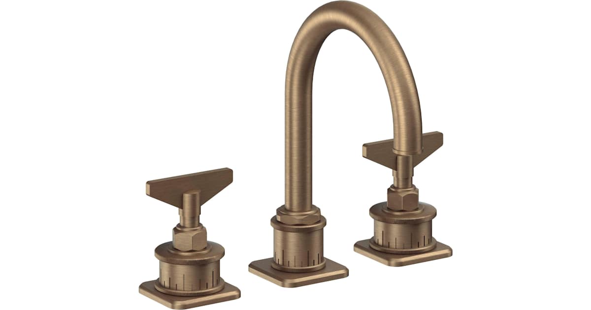 California Faucets 8602BZB-ABF Steampunk Bay 1.2 GPM Widespread ...
