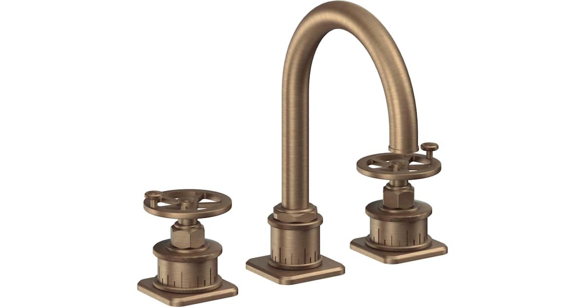 California Faucets 8602WZB-ABF Steampunk Bay 1.2 GPM Widespread ...