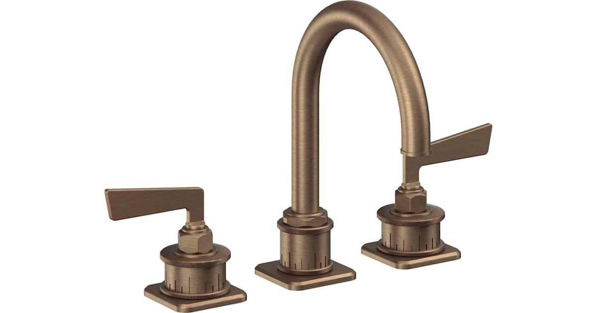 California Faucets 8602ZBF-ABF Steampunk Bay 1.2 GPM Widespread ...