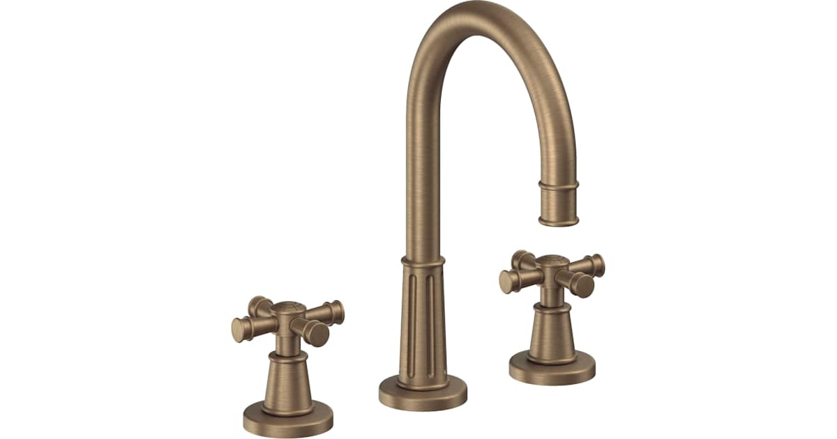 California Faucets C102X-ABF Trousdale 1.2 GPM Widespread Bathroom ...