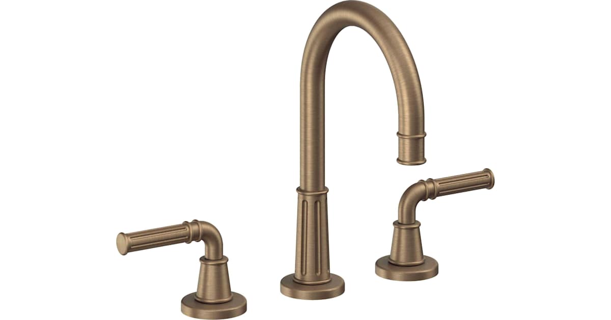 California Faucets C102ZBF-ABF Trousdale 1.2 GPM Widespread Bathroom ...