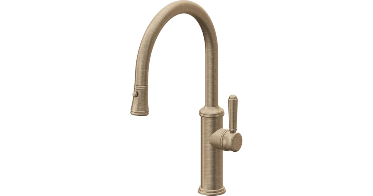 California Faucets K10-102-33-ABF Davoli 1.8 GPM Single Hole Pull Down ...