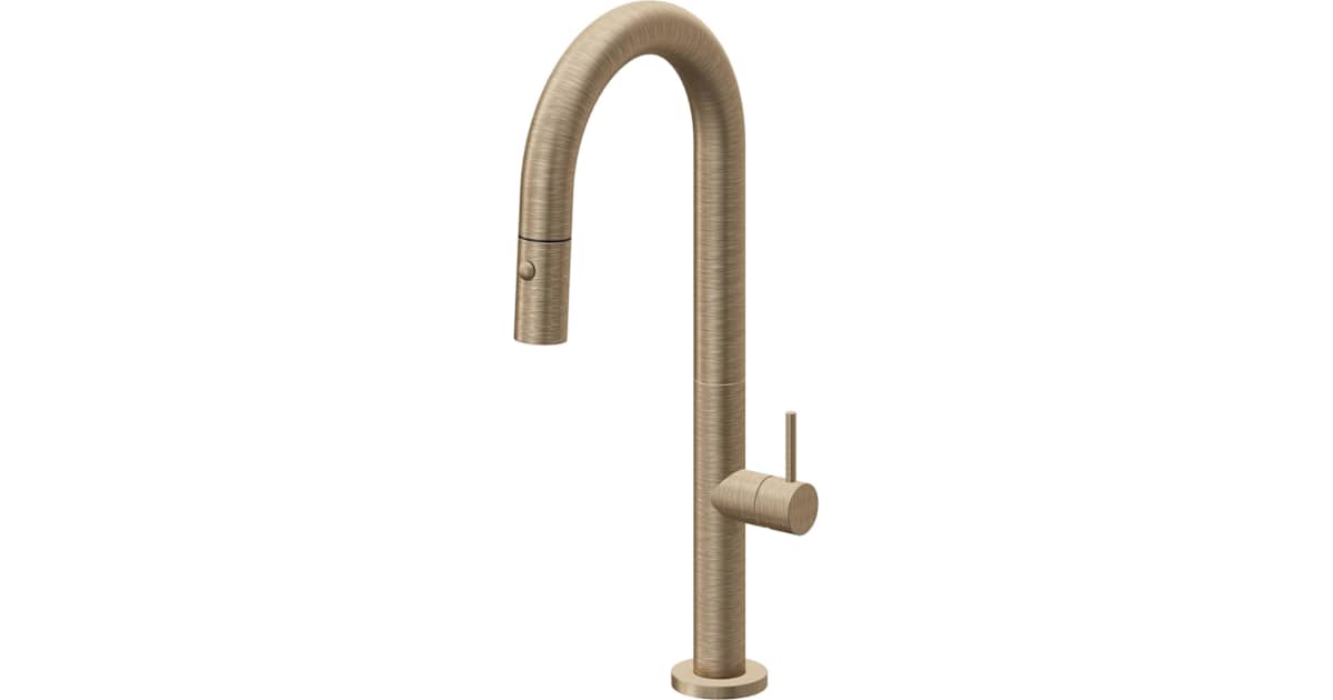 California Faucets K50-101-SST-ABF Poetto 1.8 GPM Single Handle Single ...