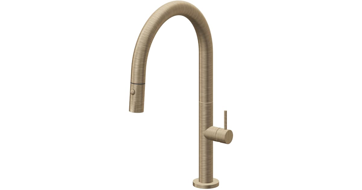 California Faucets K50-102-SST-ABF Poetto 1.8 GPM Single Hole Pull Down ...