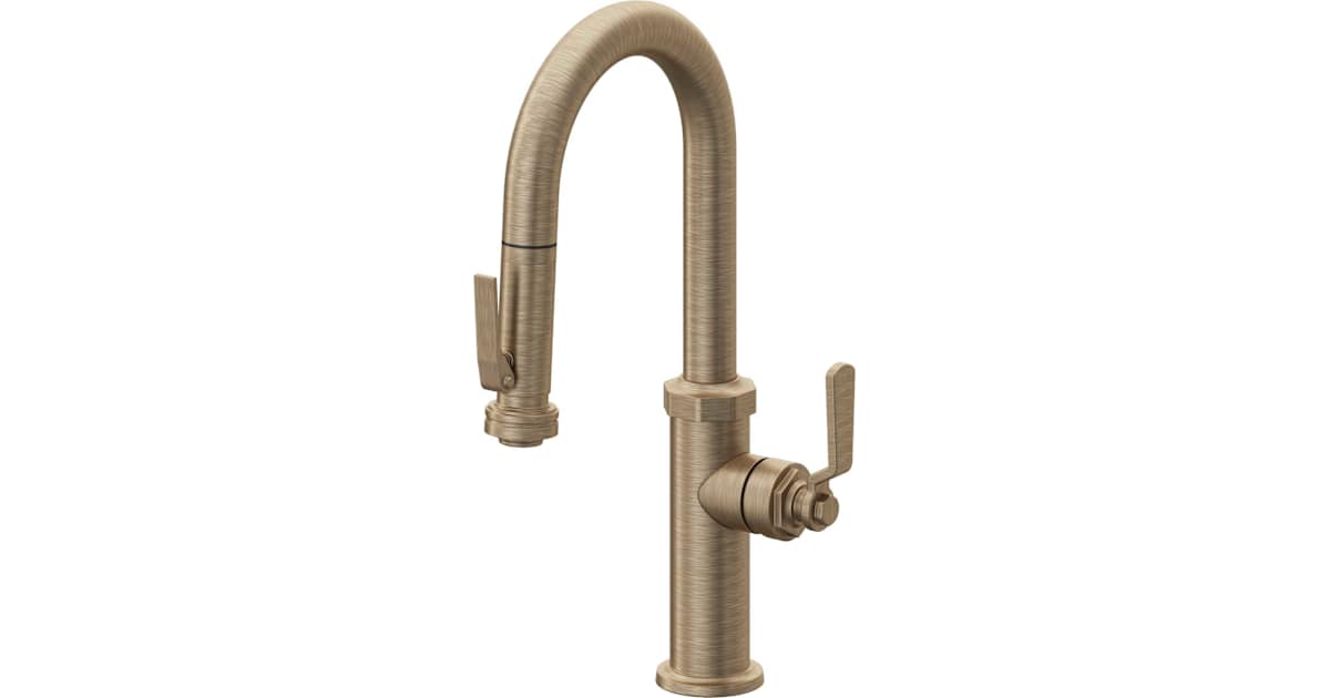 California Faucets K81-101SQ-BL-ABF Descanso Works 1.8 GPM Single Hole ...