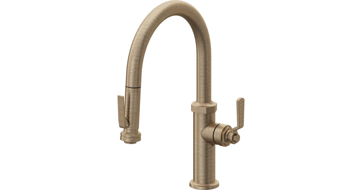 California Faucets K81-102SQ-BL-ABF Descanso Works 1.8 GPM Single Hole ...