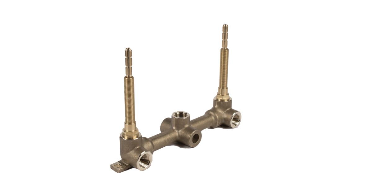 California Faucets VL-R Wall Mounted Bathroom Faucet Rough-In Valve ...