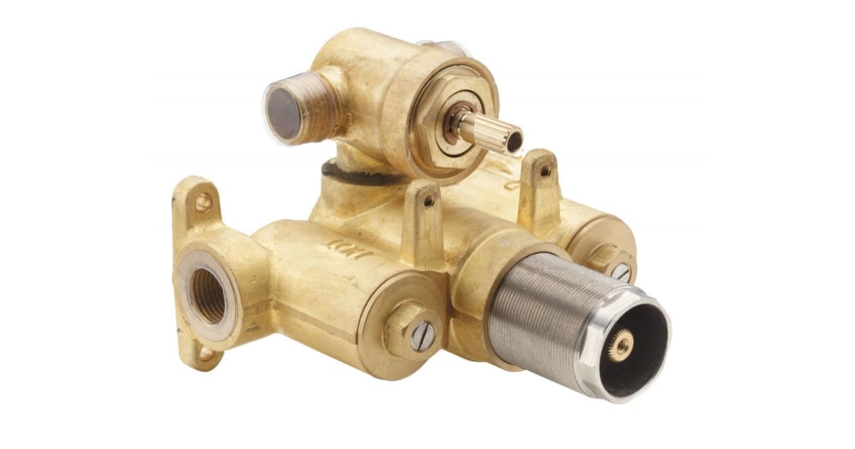 California Faucets THT51D2-R StyleTherm 1/2" Thermostatic Rough Valve ...