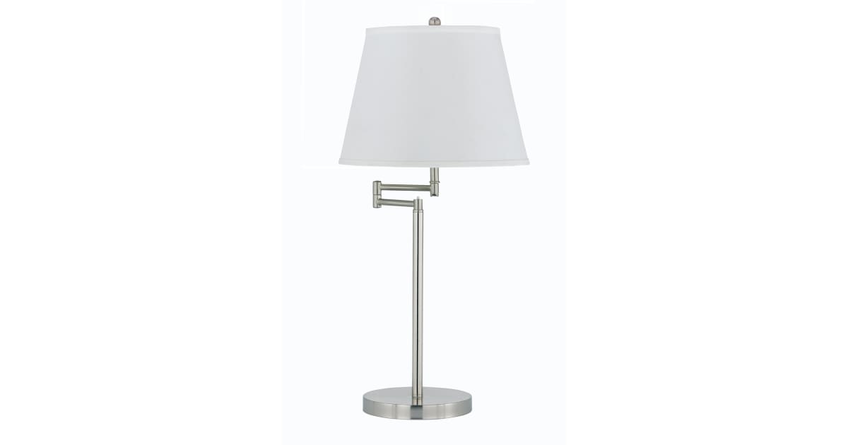 Cal Lighting BO-2077TB-BS Andros 1 Light Swing Arm Lamp | Ferguson Home