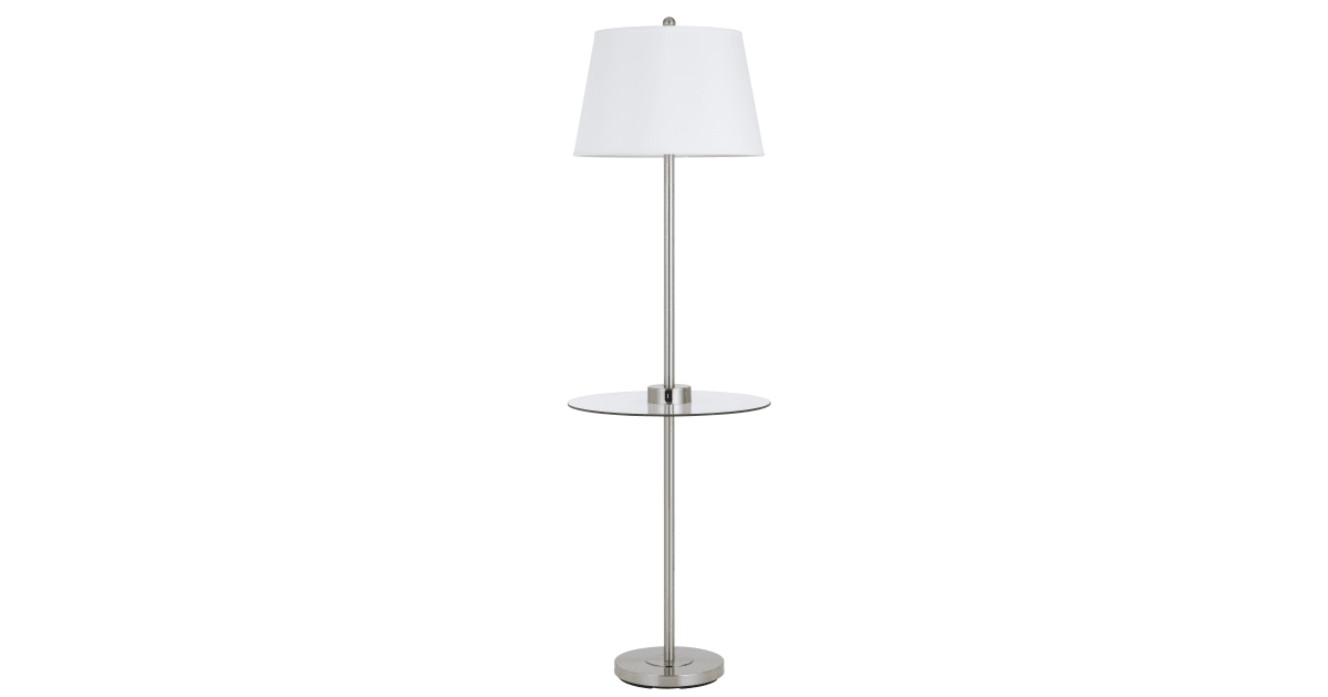 Cal Lighting BO-2735GT-BS Woodburymetal Single Light 62" High Floor ...