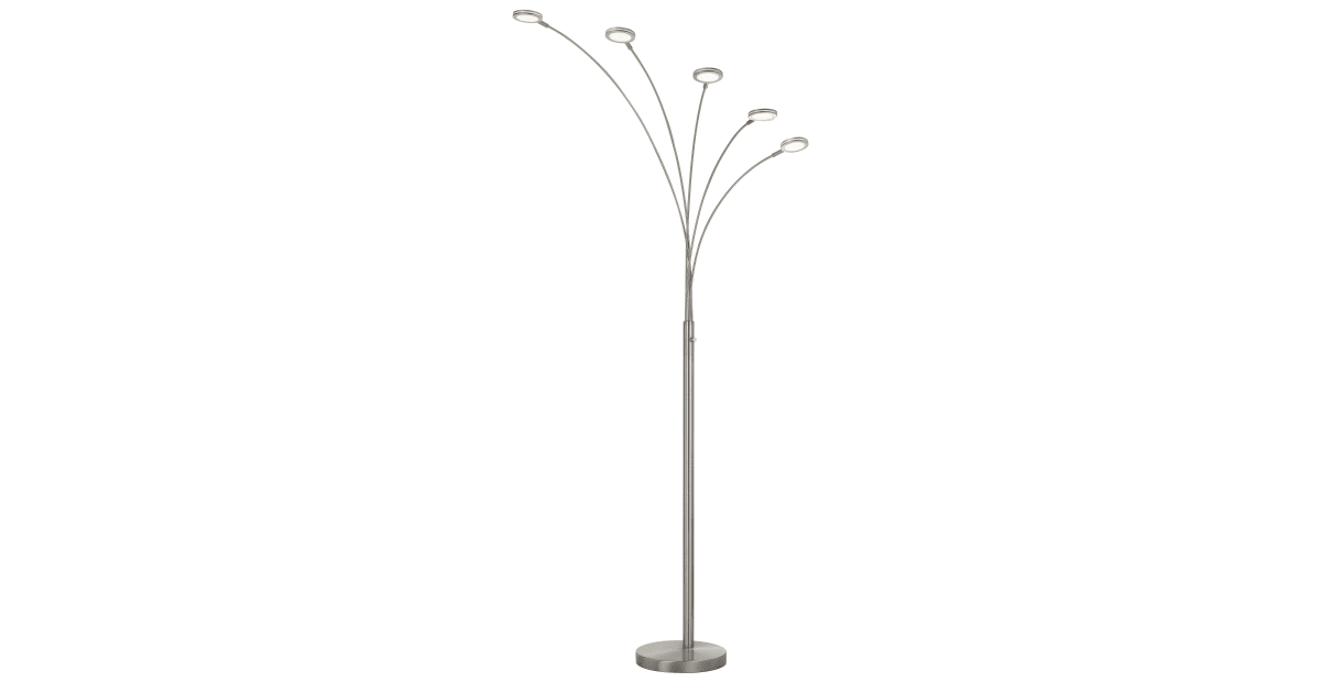 Cal Lighting BO-2873FL-5L-BS Cremona 5 Light 79" Tall LED Floor Lamp ...