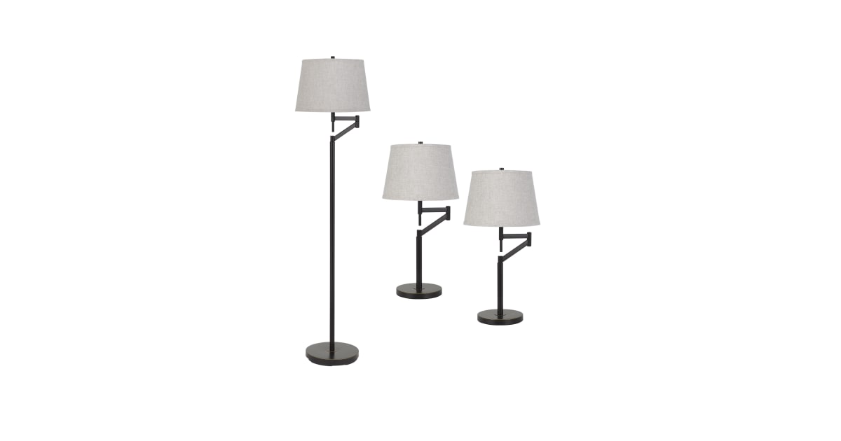 Cal Lighting BO-2874-3-DB 3 Light Lamp Set | Build.com