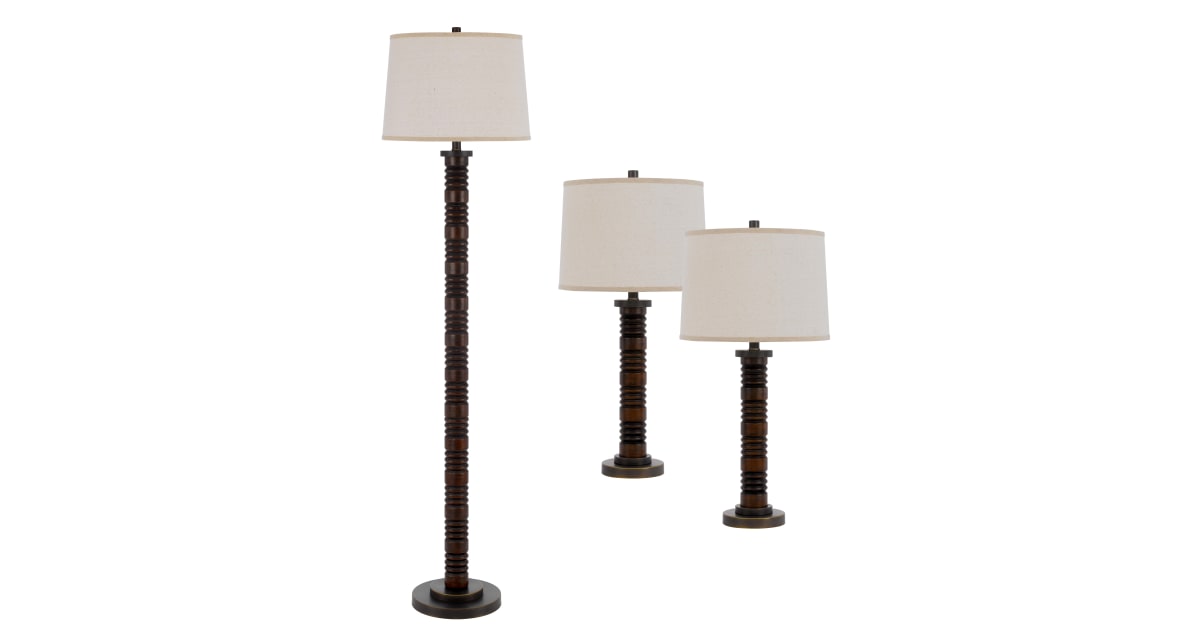 Cal Lighting BO-3020-3 Northfield 29", 64" Tall Table and Floor Buffet ...