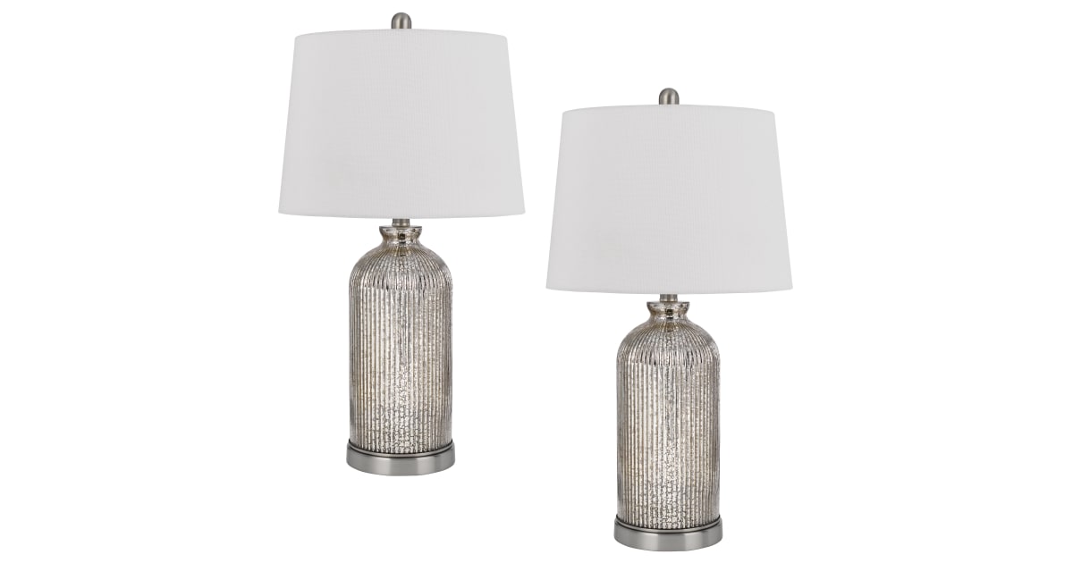 Cal Lighting BO-3067TB-2 Towson 26" Tall Buffet Lamp Sets | Ferguson Home