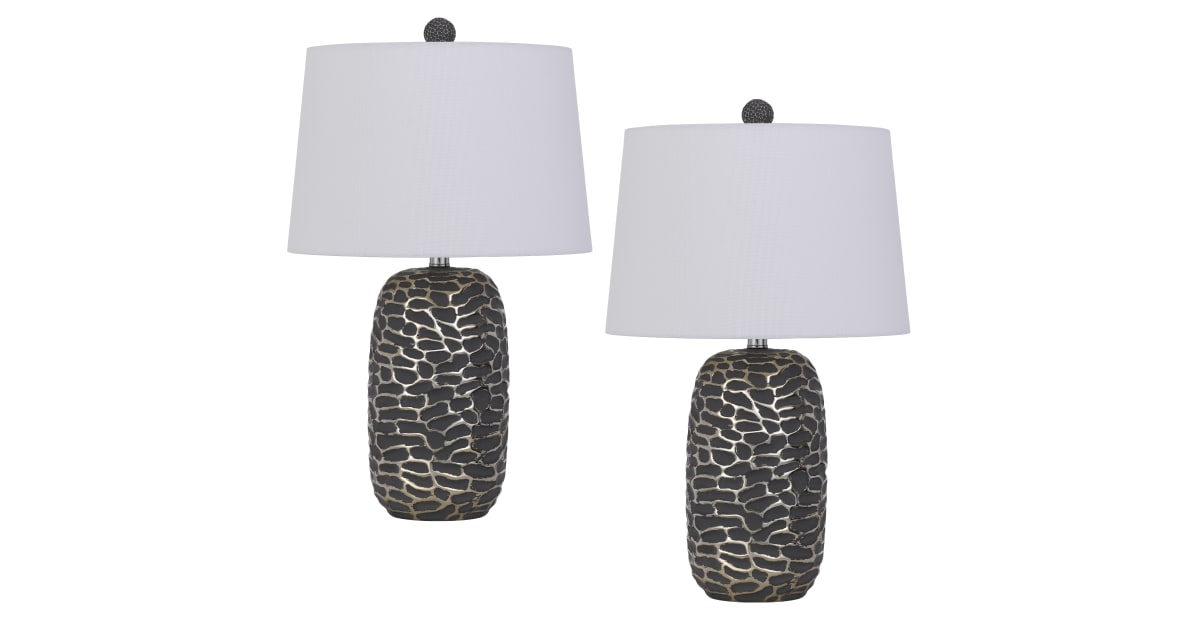 Cal Lighting BO-3089TB-2 Pair of (2) Menlo 2 Light 25" Tall Accent ...