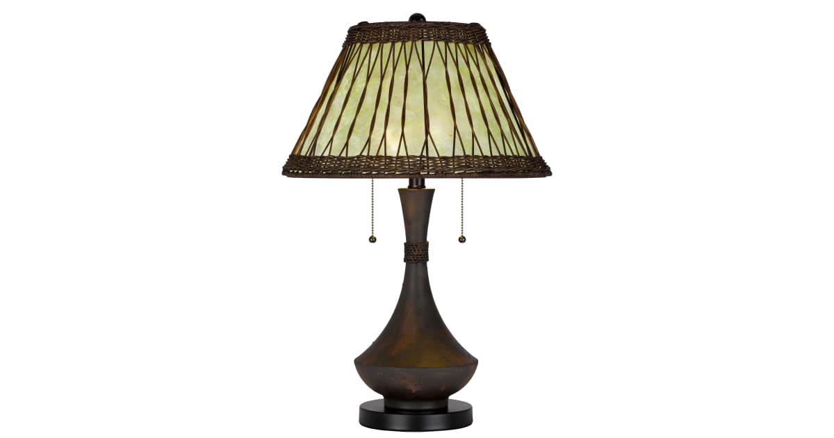 Cal Lighting BO-3103TB Mateo 2 Light 26" Tall Accent Table Lamp ...