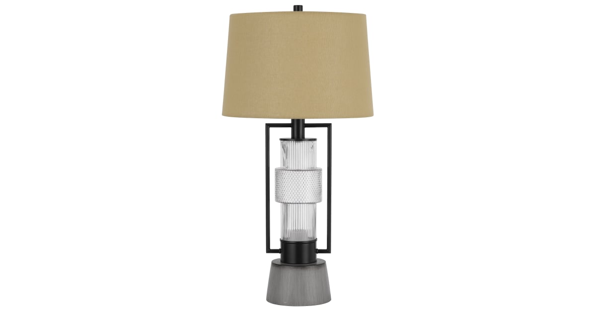 Cal Lighting BO-3134TB Vallda 31" Tall Buffet Table Lamp with Burlap ...