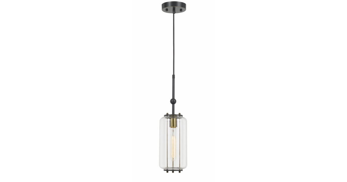 Cal Lighting FX-2768-1 Natchez Single Light 5" Wide Mini Pendant ...