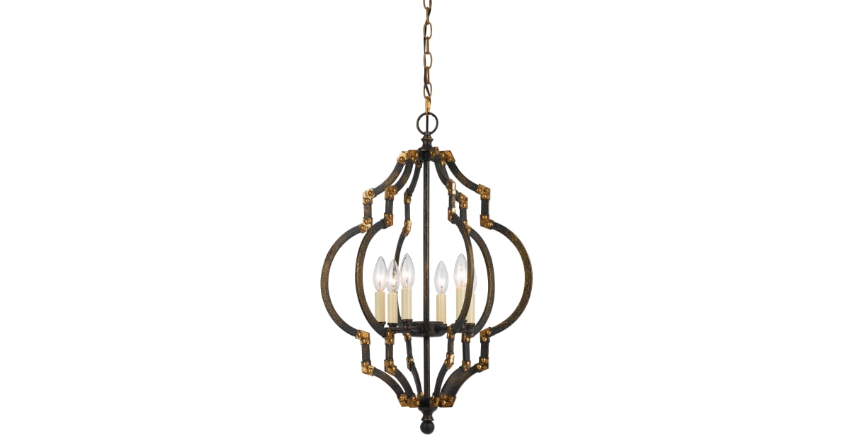 Cal Lighting FX-3593-6 Howell 6 Light Chandelier | Ferguson Home
