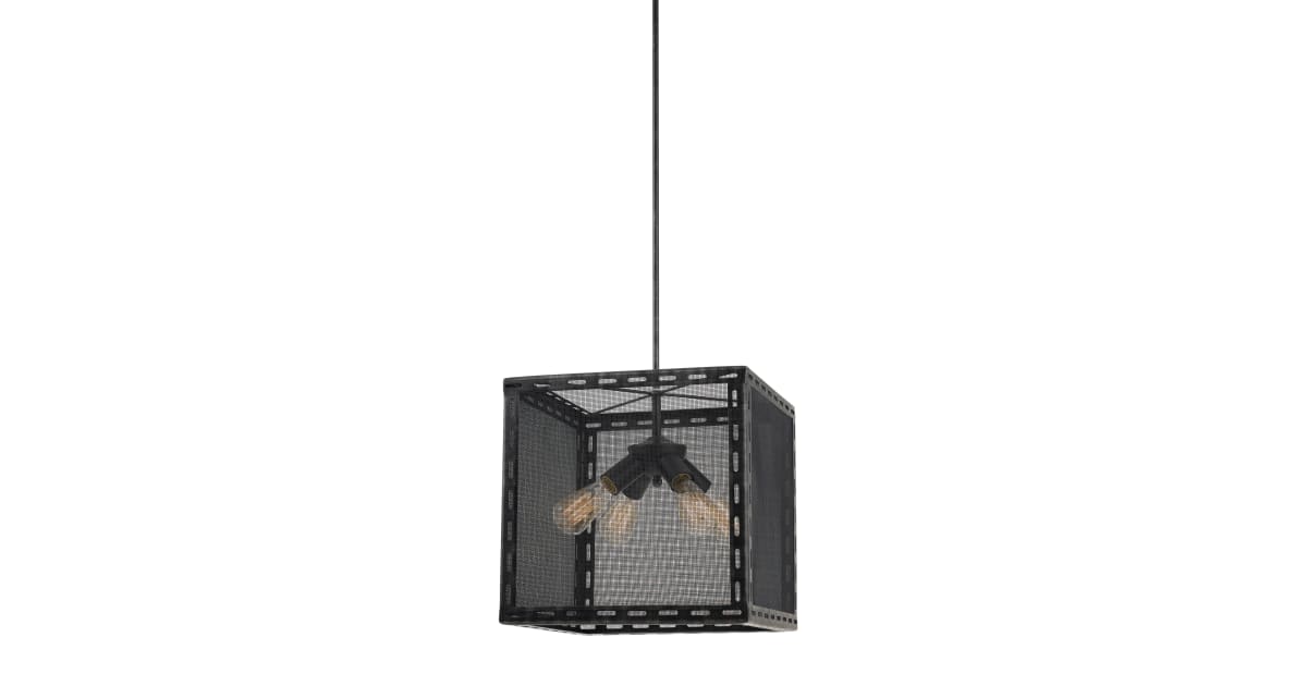 Cal Lighting FX-3625-4 Evanston 4 Light 16" Wide Single Pendant with ...