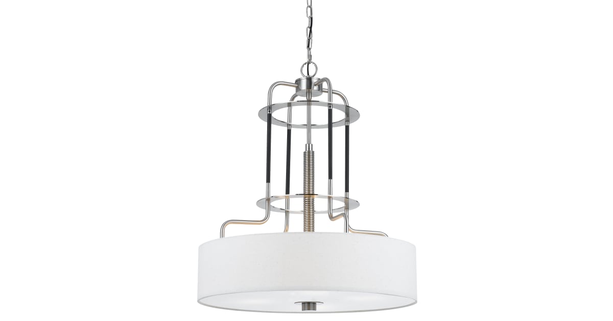Cal Lighting FX-3652-4 Transformermetal 4 Light 24" Wide Drum ...