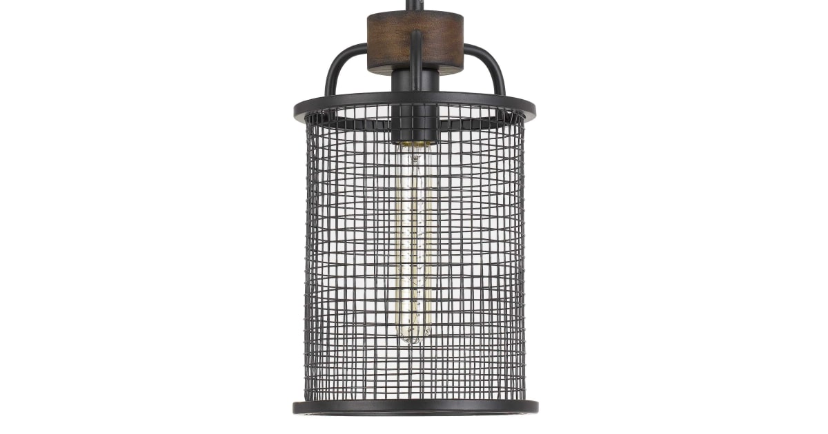 Cal Lighting FX-3720-1 Aberdeen 8" Wide Cage Mini Pendant | Ferguson Home