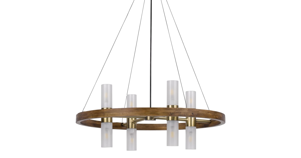 Cal Lighting FX-3782-8 Hempstead 8 Light 32" Wide Ring Chandelier ...