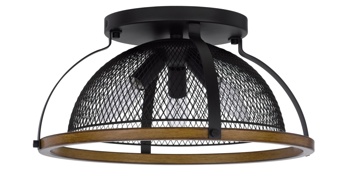 Cal Lighting FX-3799-3 Longmont 3 Light 16" Wide Flush Mount Ceiling ...