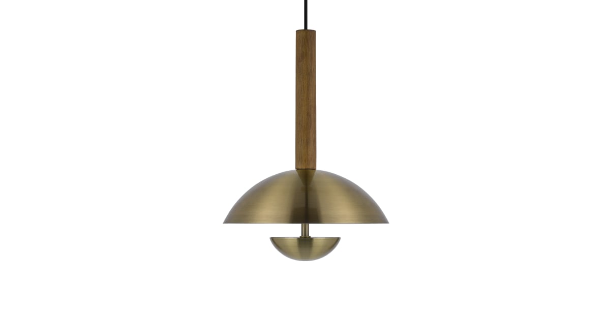 Cal Lighting FX-3801-1 Lakeland 12" Wide LED Pendant | Build.com