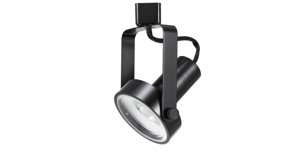 Cal Lighting HT-120-BK Single Light 17 Watt LED Track Head with Clear ...