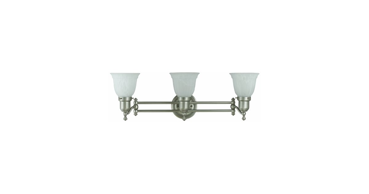 Cal Lighting LA-193-METAL 3 Light Bathroom Vanity | Ferguson Home
