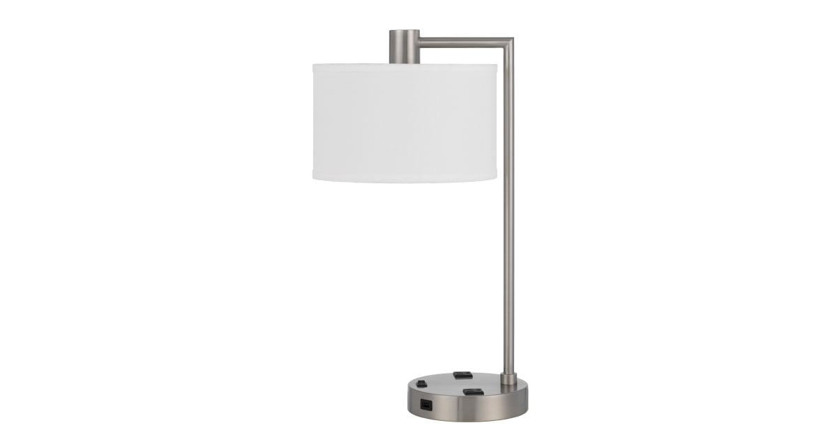 Cal Lighting LA-8041DK Roanne 22" Tall Arc Desk Lamp | Ferguson Home