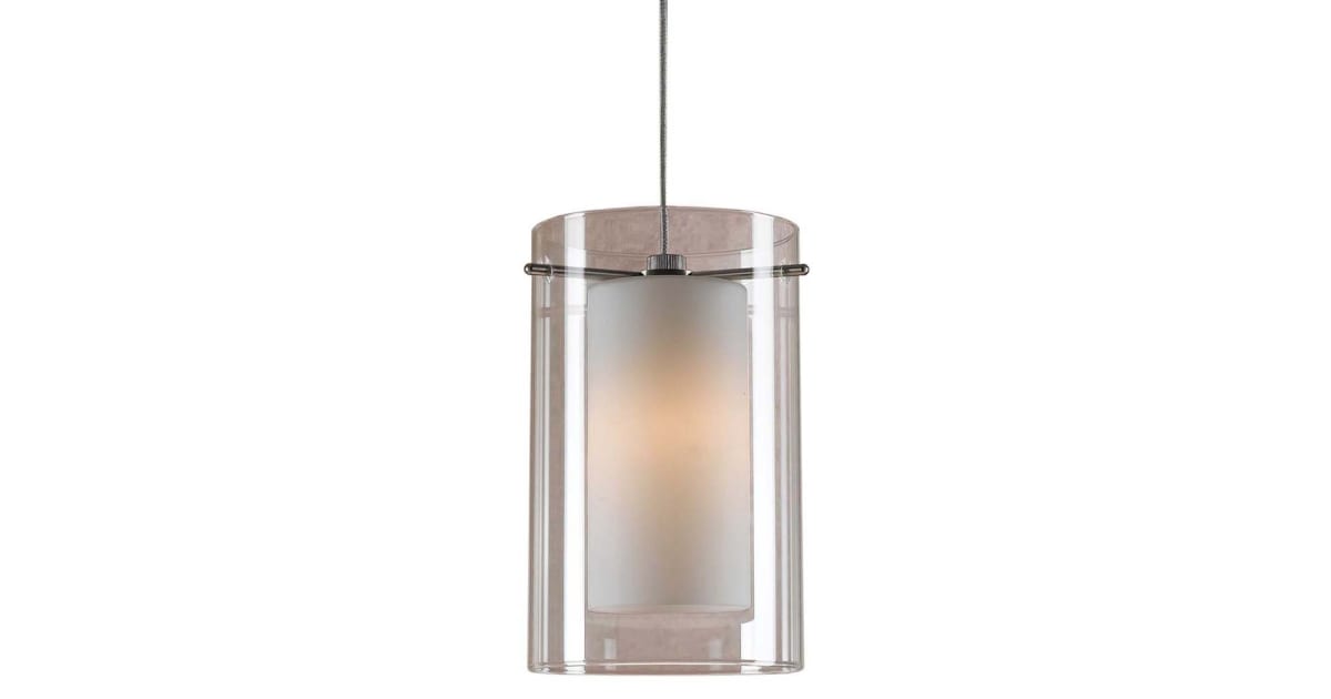 Cal Lighting UP-1051/6-BS 1 Light Uni-Pack Mini Pendant with Clear ...