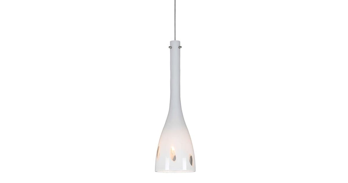 Cal Lighting UP-1056/6-BS 1 Light Uni-Pack Mini Pendant with White ...