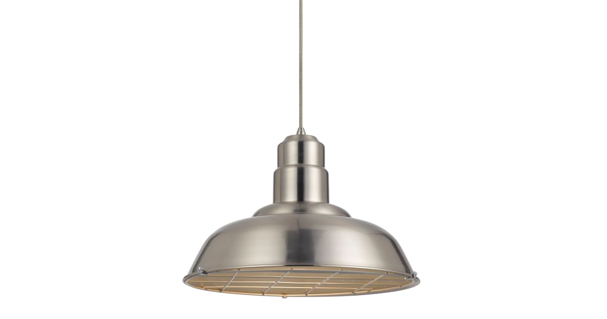 Cal Lighting UP-1111-6-BS Ashland 1 Light Pendant - Canopy Included ...