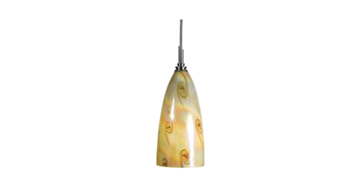 Cal Lighting UP-980/6-BS 1 Light Uni-Pack Mini Pendant with Cream Shade ...