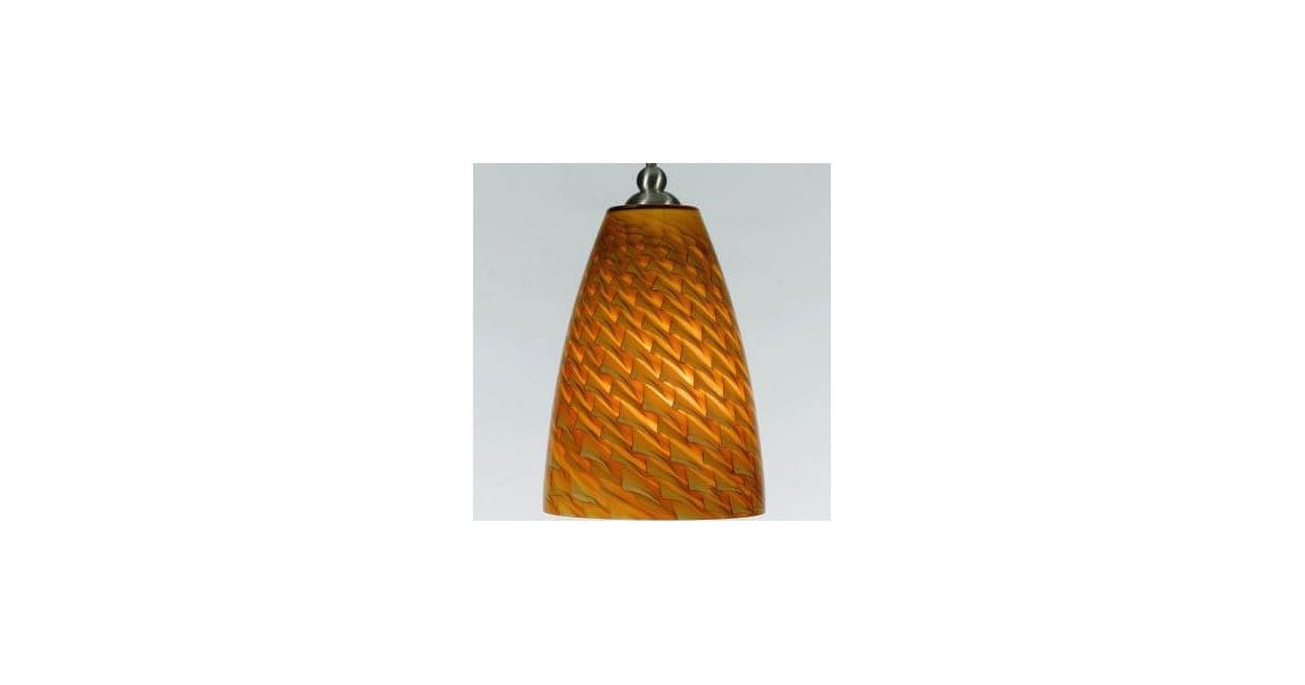 Cal Lighting UP-983/6-BS 1 Light Uni-Pack Mini Pendant with Orange ...