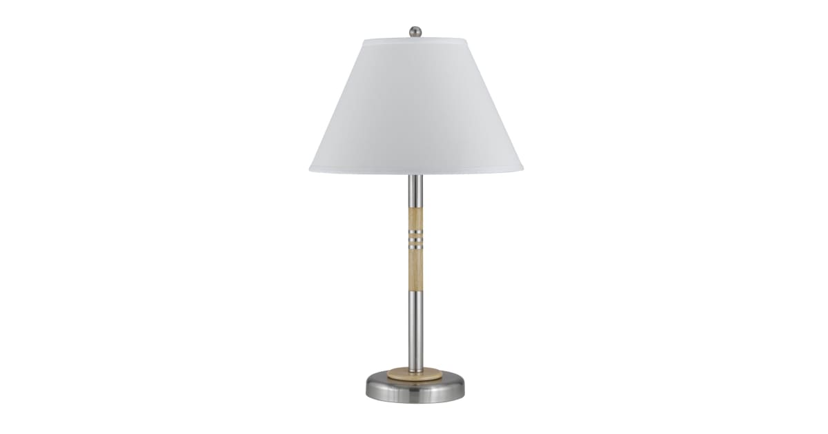 Cal Lighting BO-234TB-BS SOHO 1 Light Table Lamp with On / Off Switch ...